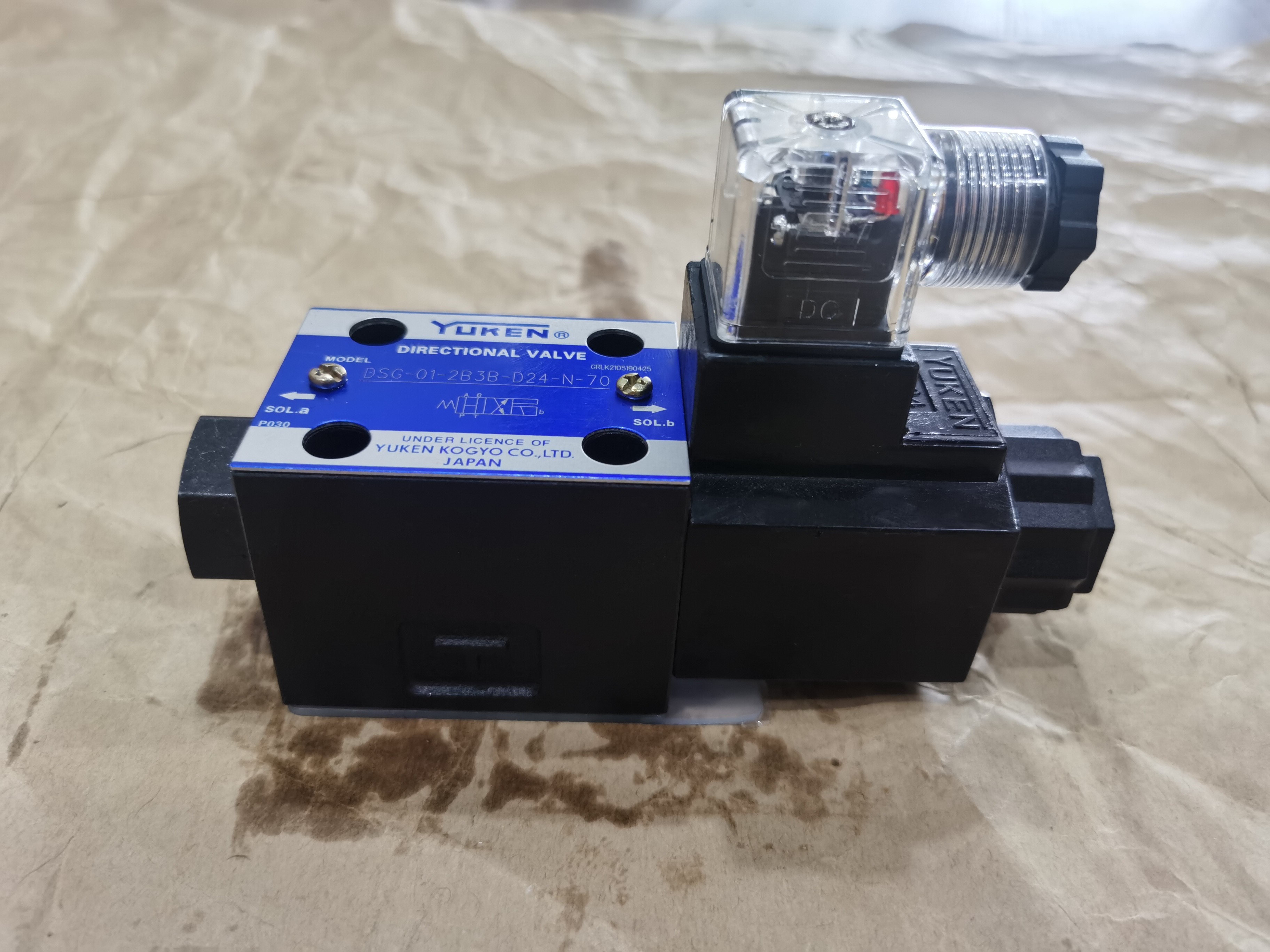 Solenoid-behandelte Richtungsventile Yuekn DSG-01-2B3B-024-N-70
